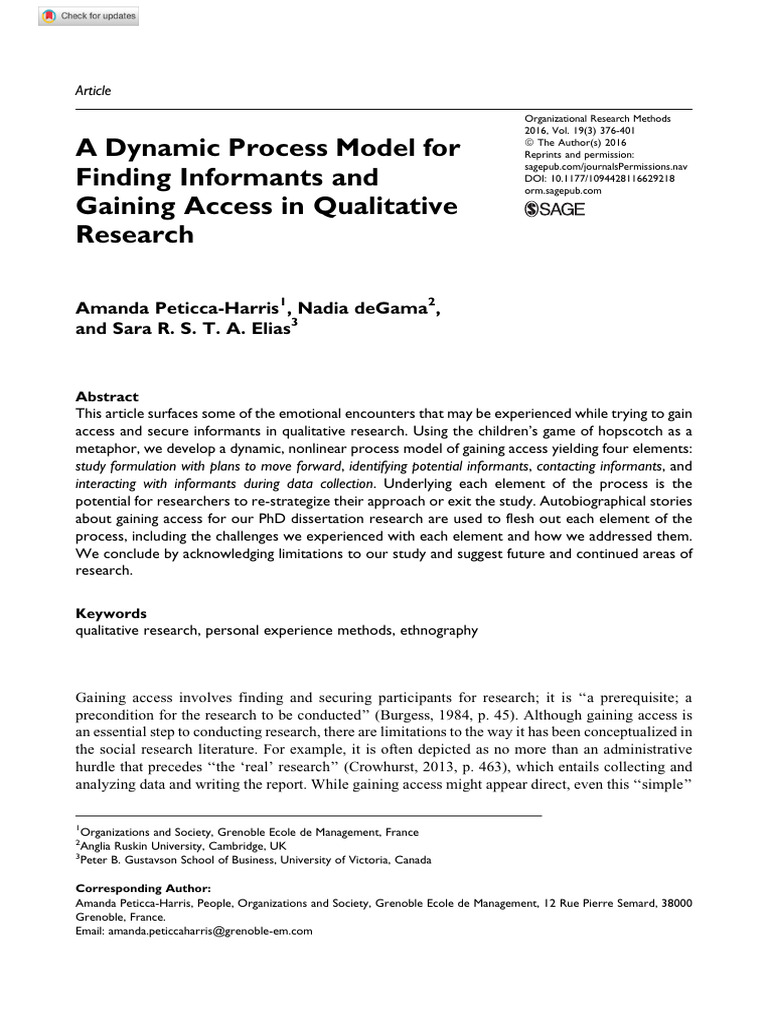 L4peticca Harris Et Al 2016 A Dynamic Process Model For Finding ...
