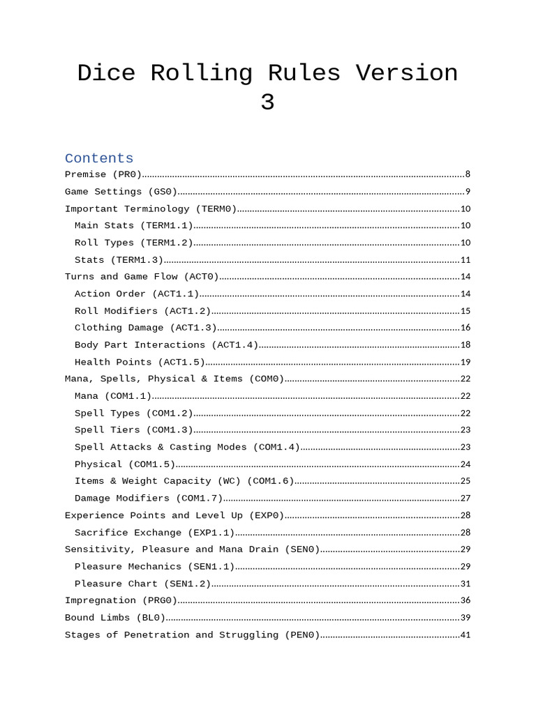 Questionable Questing Rules Ver 4 | PDF