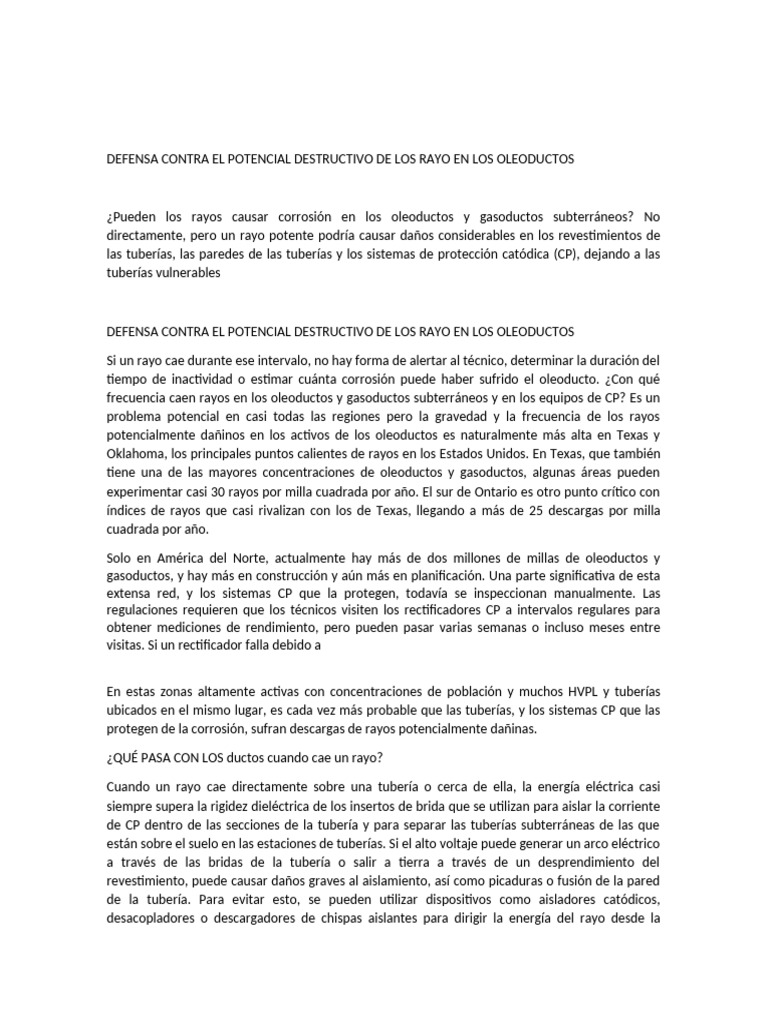 Traduccion | PDF | Aislador (Electricidad) | Relámpago