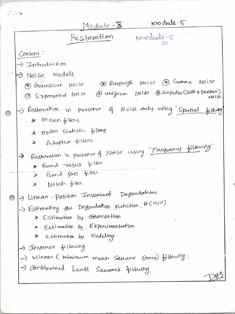 DIP MODULE 5 (1) | PDF