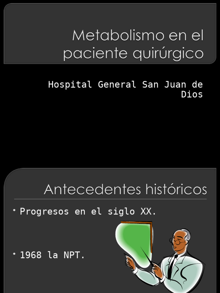 Metabolismo Pte. QX | PDF | Especialidades Medicas | Medicina CLINICA