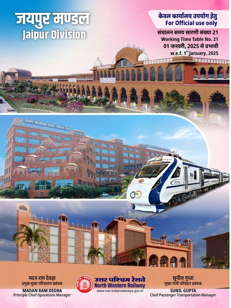 Jaipur Division Time Table | PDF