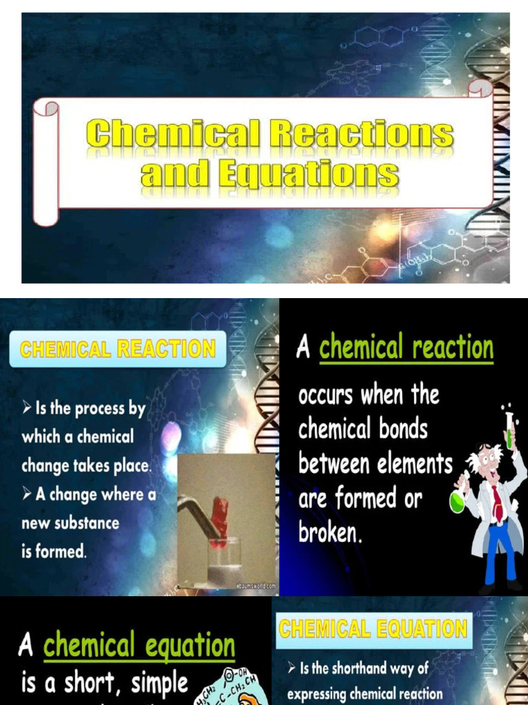 Chemical Reaction and Equation | PDF