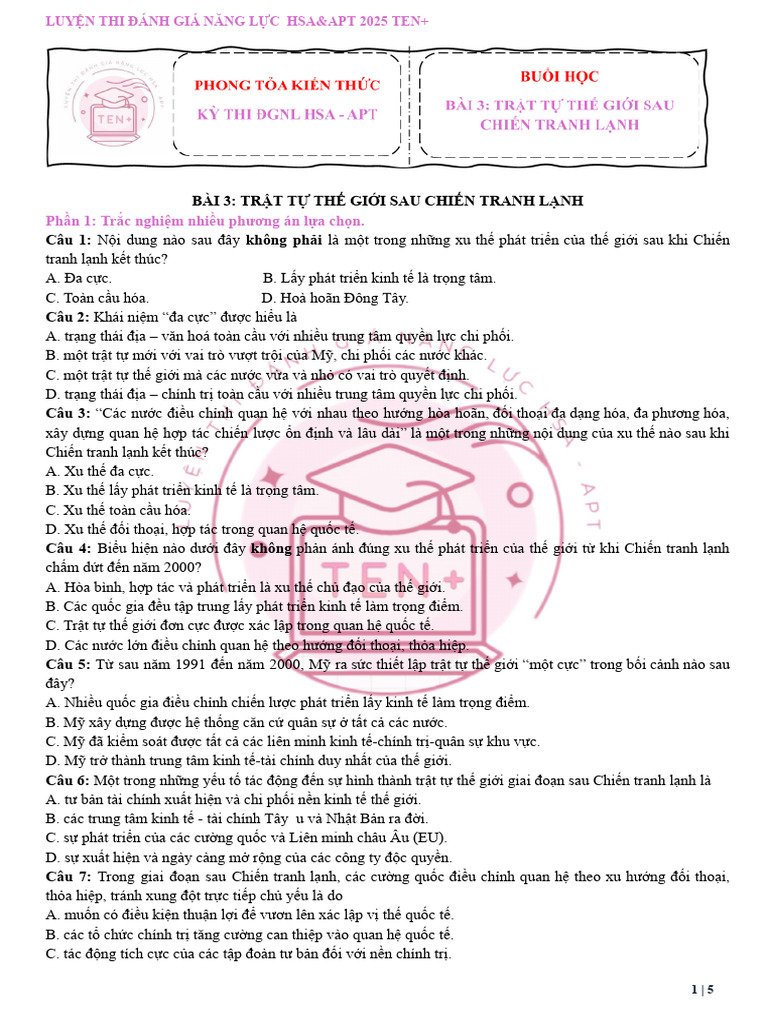 SU BTVN Buoi 3 PDF | PDF