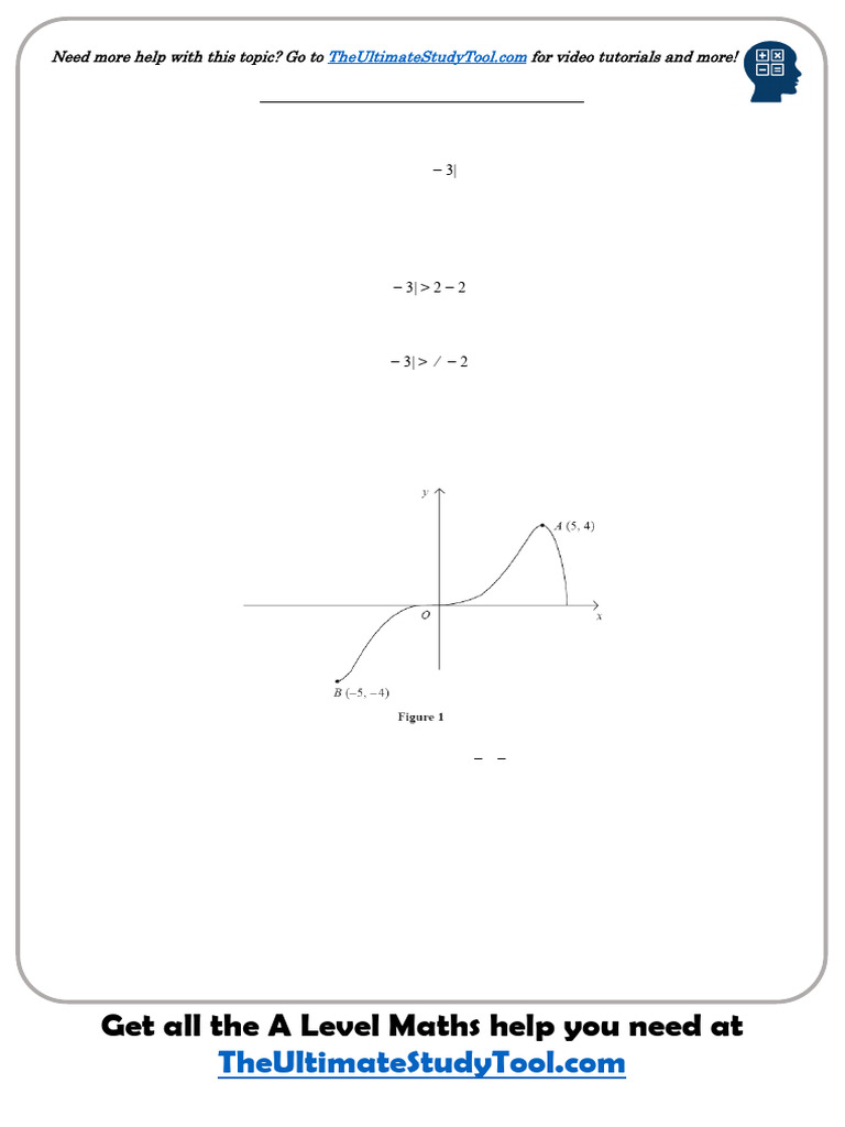 Y2 Pure The Modulus Function e | PDF | Function (Mathematics ...