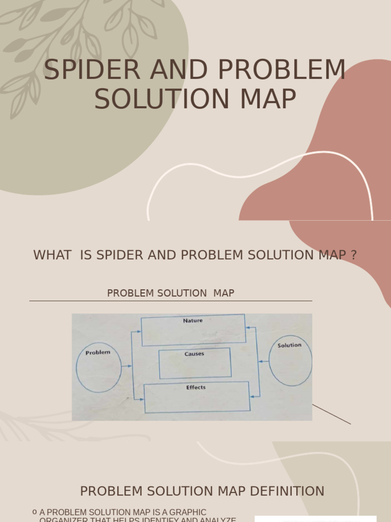 Spider and Problem Solution Map | PDF
