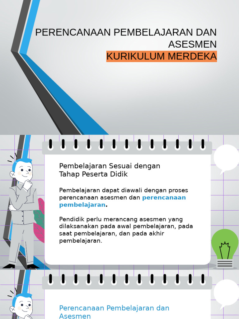 Perencanaan Pembelajaran Dan Asesmen Kurikulum Merdeka | PDF
