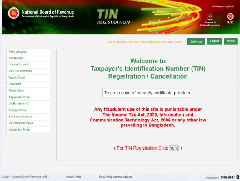 TIN Registration and Services Guide | PDF