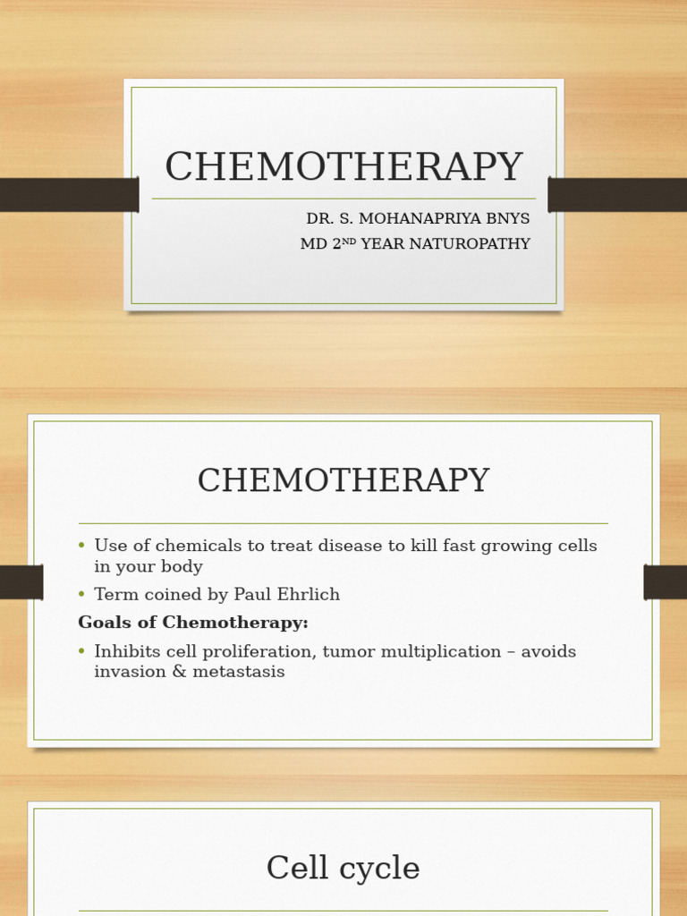 CHEMOTHERAPY | PDF