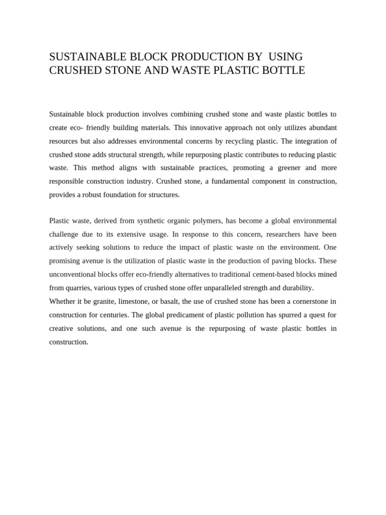 SUSTAINABLE ECO | PDF