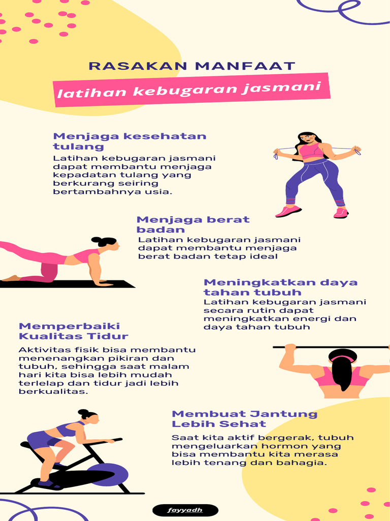Warna Warni Ilustrasi Manfaat Workout Infografis_20250101_094853_0000 | PDF