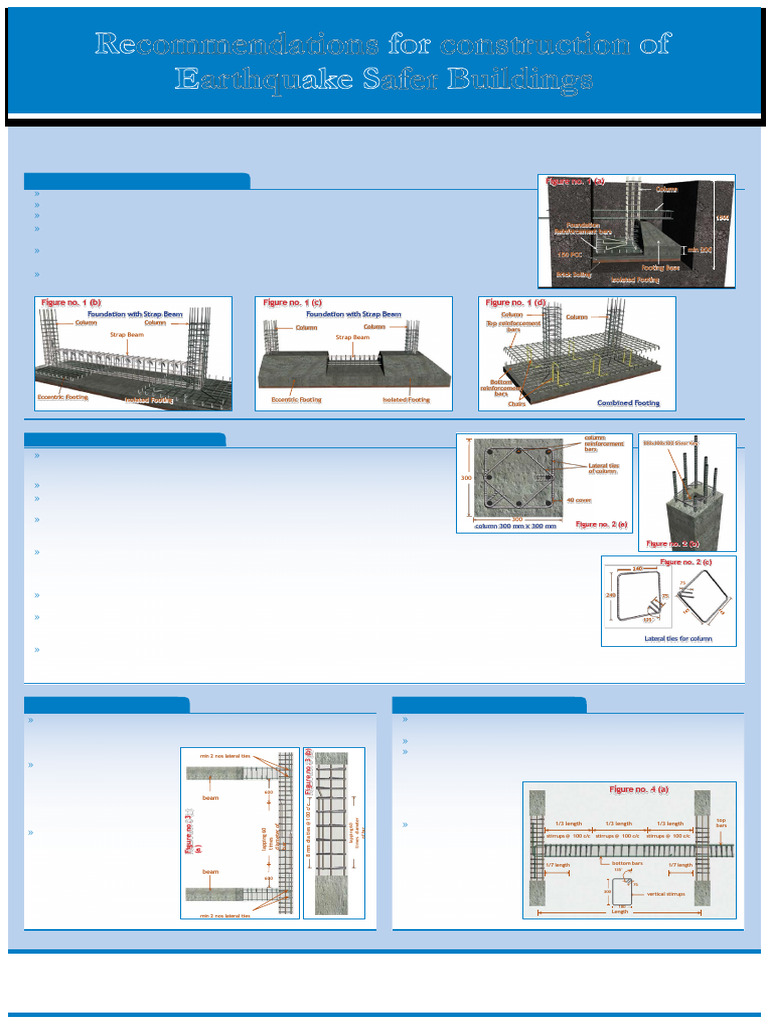 Recommendation for Safer Building | PDF | Foundation (Engineering) | Column