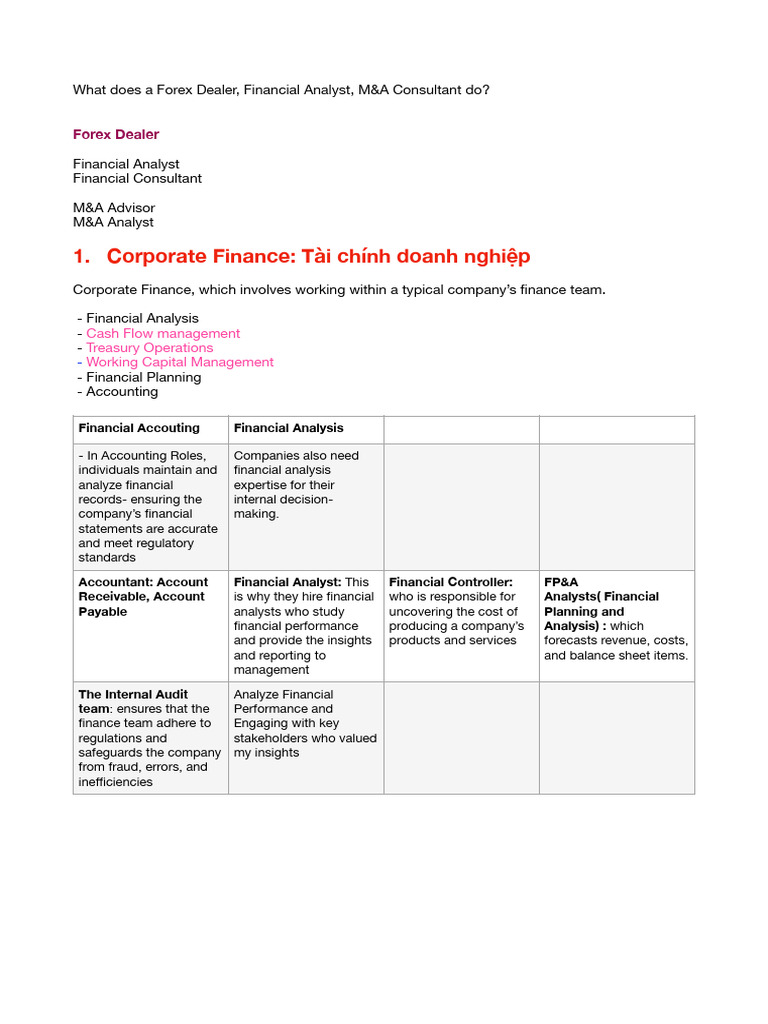 Financial | PDF | Financial Analyst | Mergers And Acquisitions