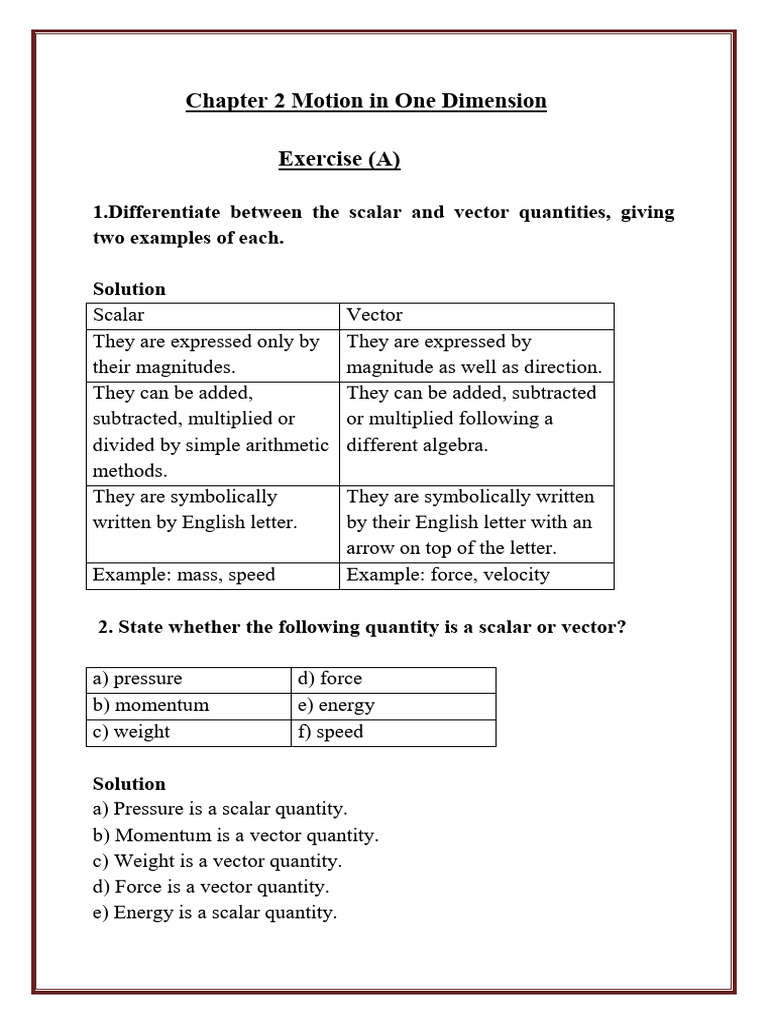 Chapter_2 solutions | PDF | Velocity | Acceleration
