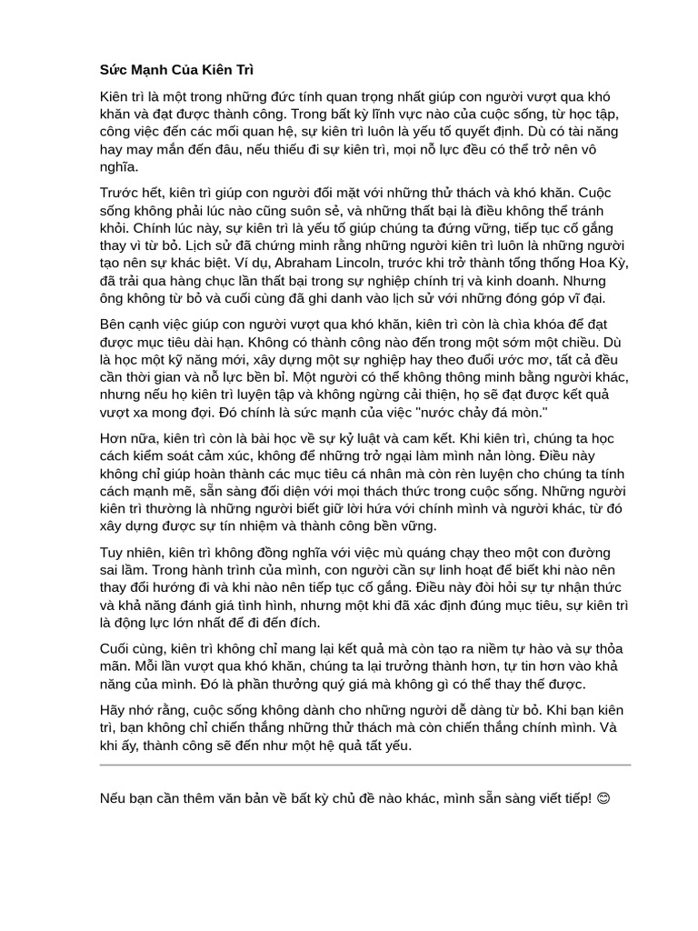 S C M NH C A Kiên Trì | PDF