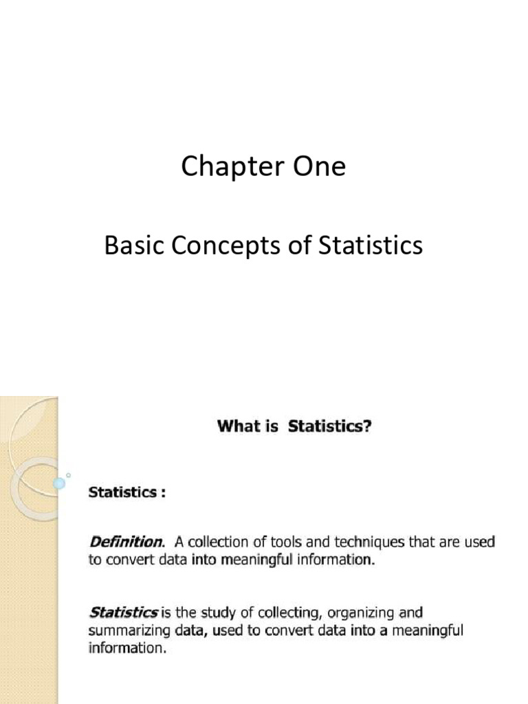 Chapter One Basic Concept pdf | PDF
