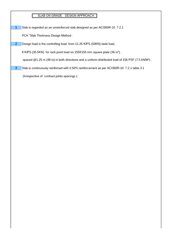 S.O.G slab on grade design | PDF | Young's Modulus | Mechanical Engineering