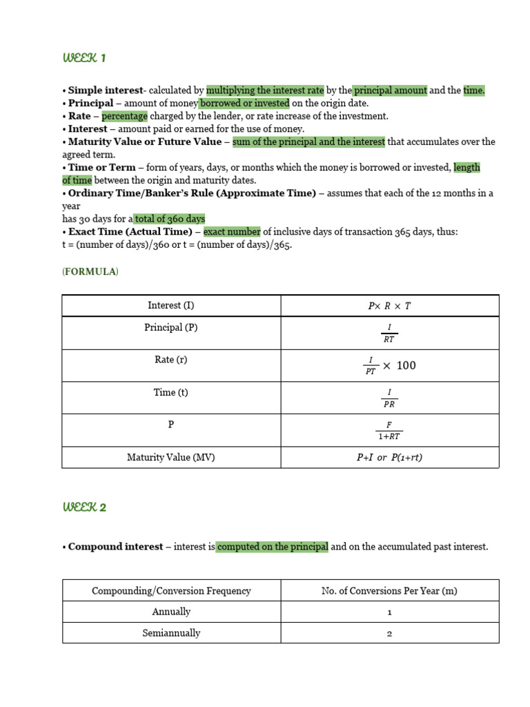 General Mathematics Reviewer | PDF | Logic | Present Value