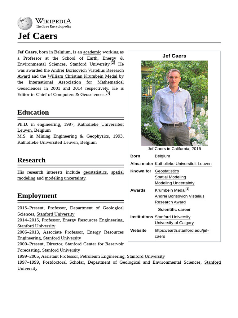 Jef_Caers | PDF | Science