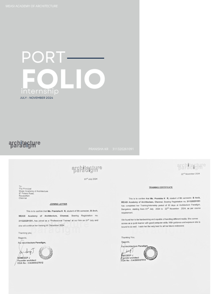 Internship Portfolio 2024 | PDF | Autodesk | Computer Aided Design