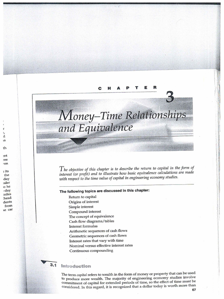 Chapter 3 Money-Time Relationships | PDF