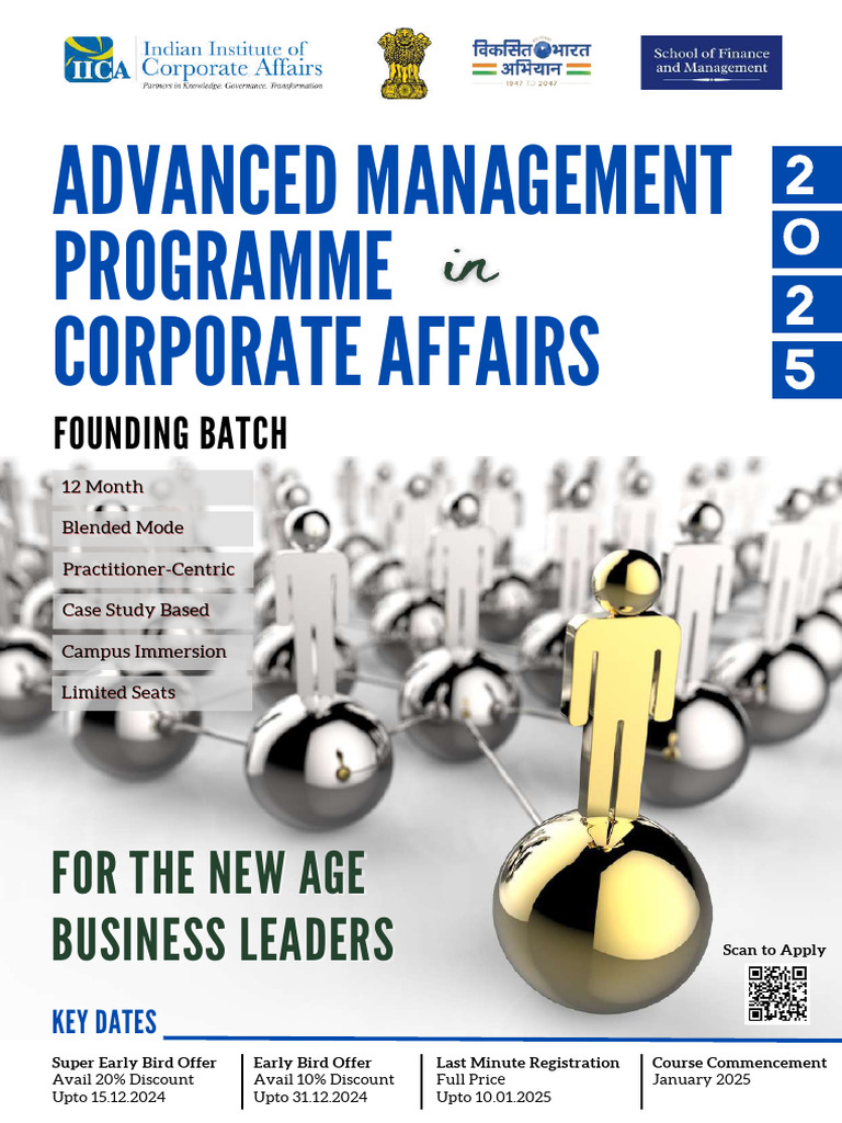 Advance Management Program IICA | PDF | Sustainability | Governance