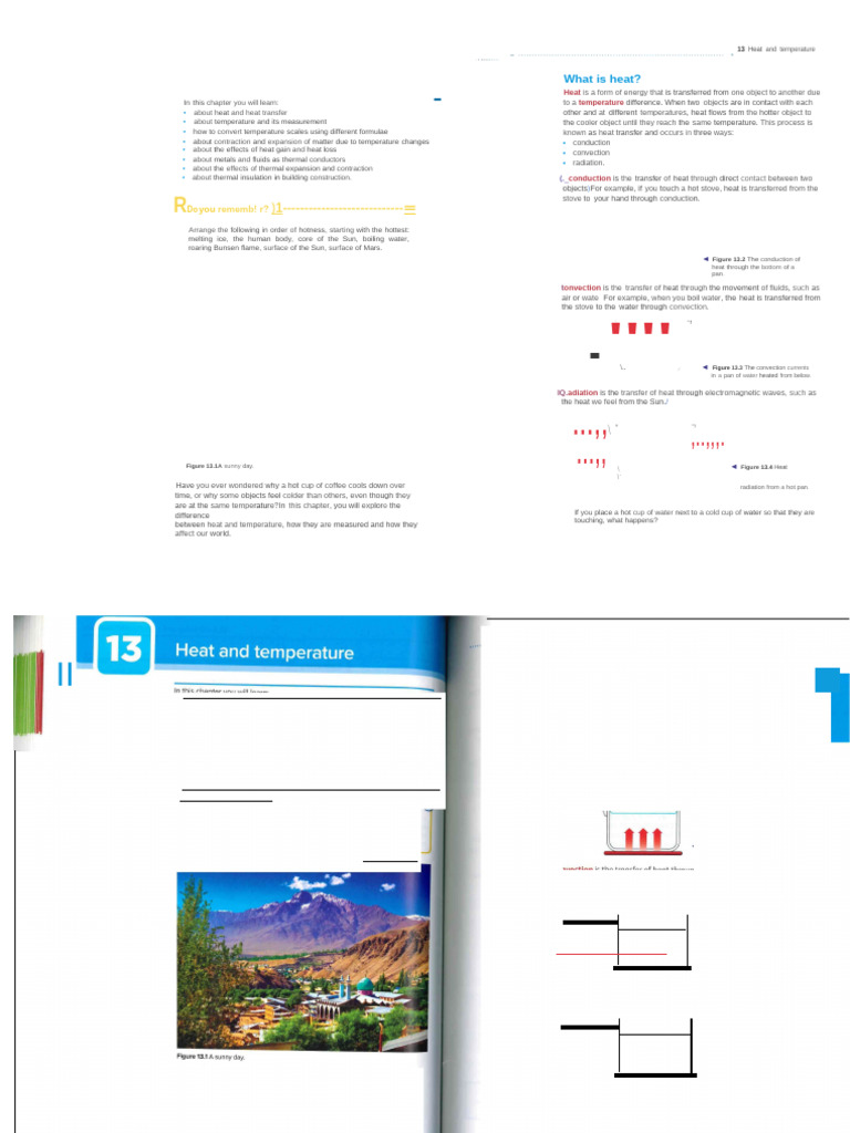 Heat & Temperature | PDF | Fahrenheit | Heat Transfer