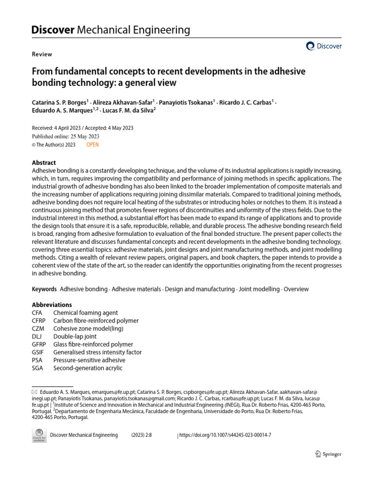 Discover Mechanical Engineering | PDF | Adhesive | Epoxy