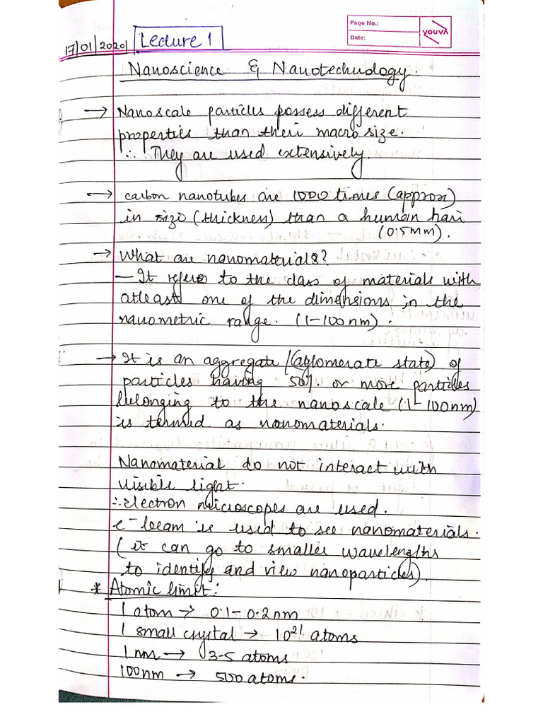 Nanotechnology Lec.1 3 | PDF