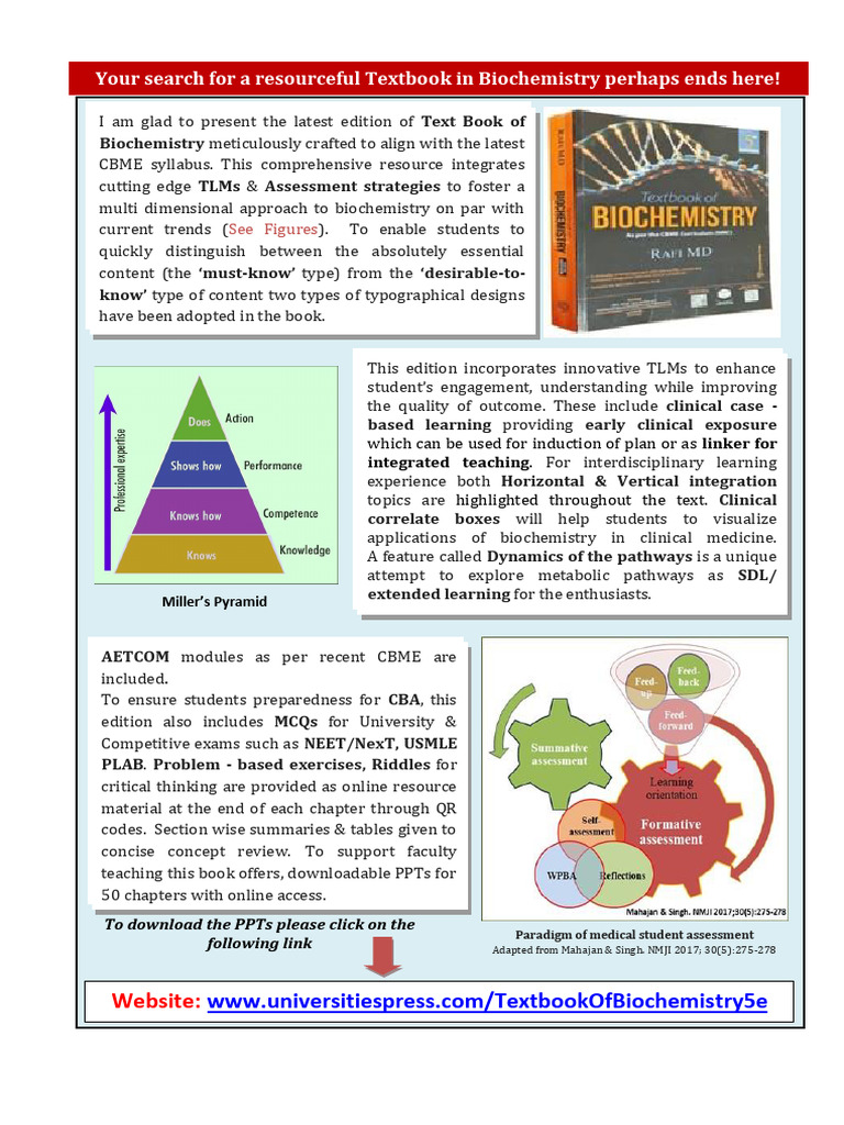 Textbook of Biochemistry by DR - Rafi MD | PDF | Textbook
