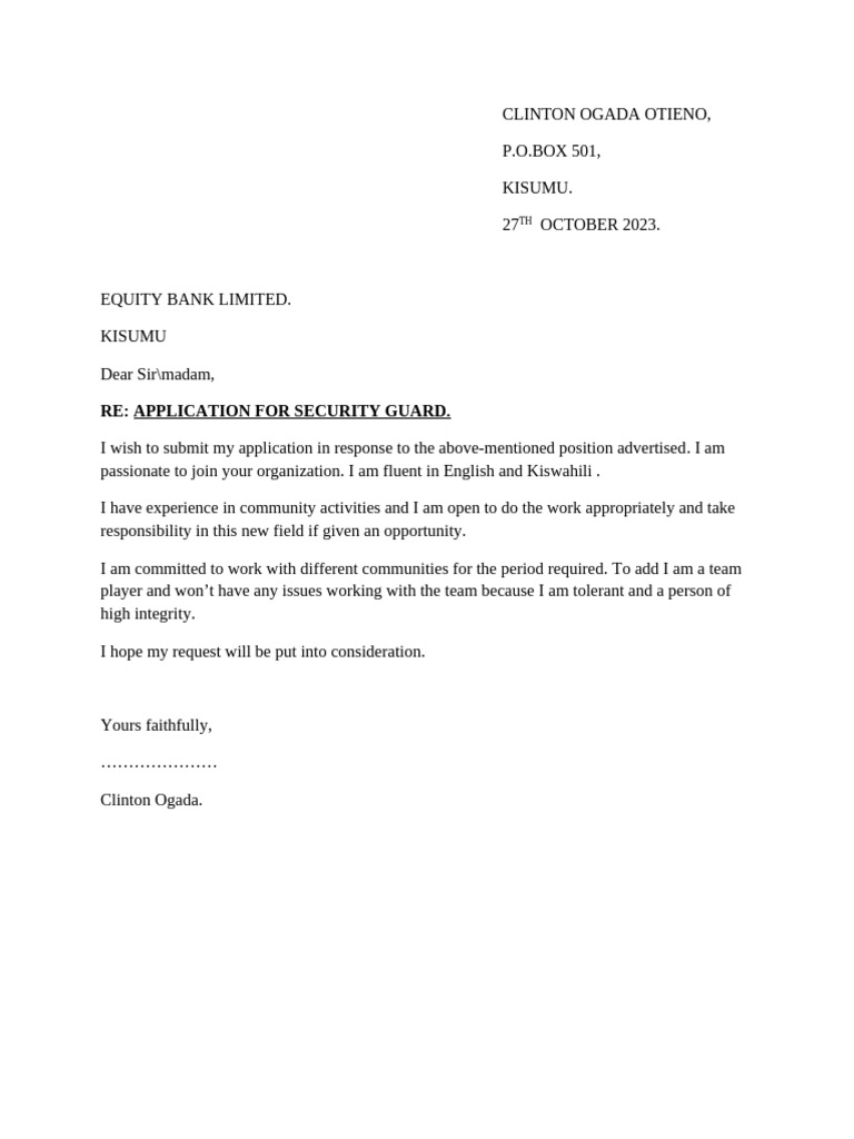 Clin Cover Letter[1] | PDF