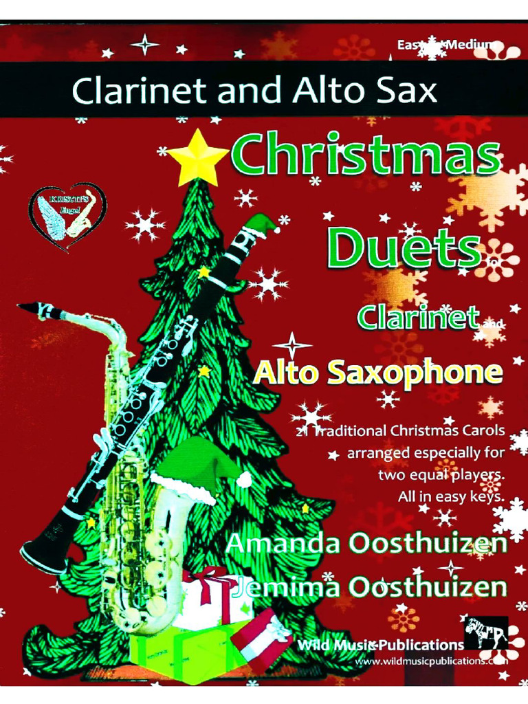 Clarinet and Alto Sax - Christmas Duets | PDF