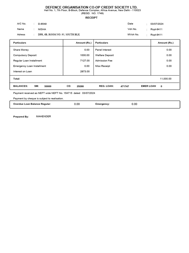 D-6549 Rcpt-9411 | PDF
