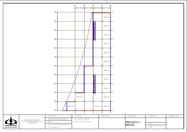 Denah Retail LT 3 | PDF