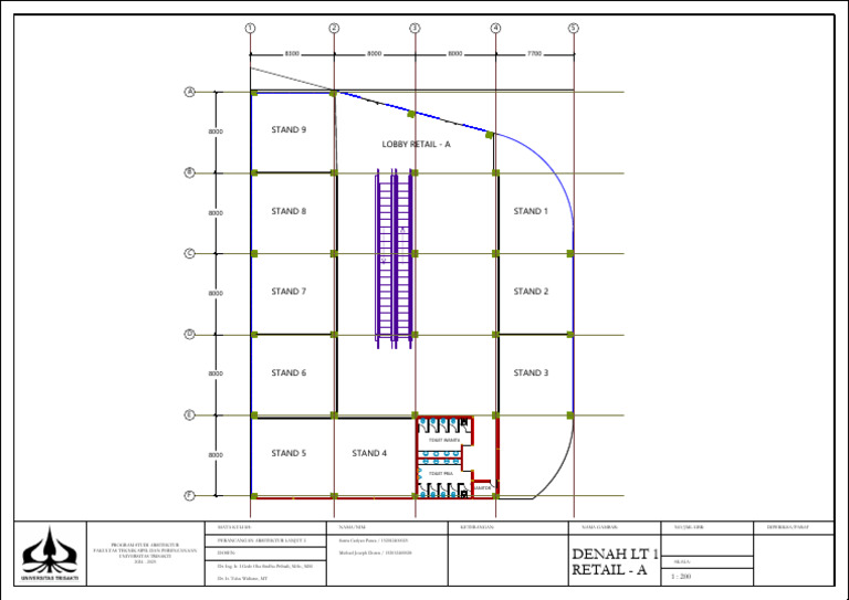 Denah Retail A | PDF