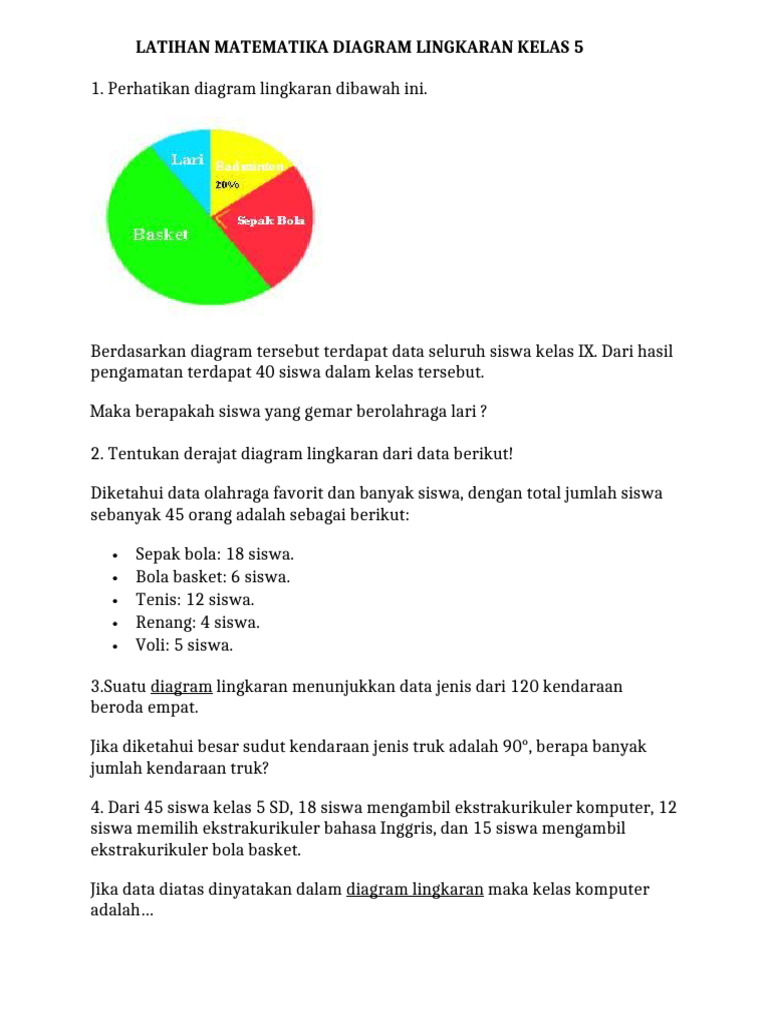 Lat Mat Diagram Ling Kl.5 | PDF