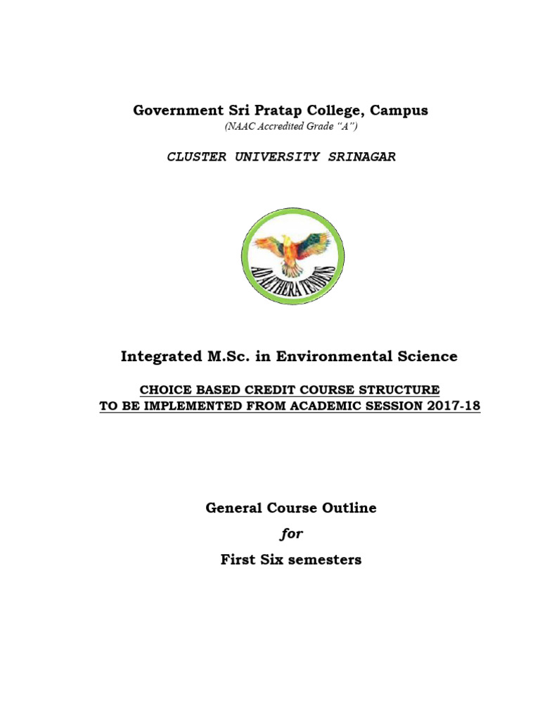 Syllabus IG Env Sc 1st - 6th sem (B. Sc. honours)_637922841061393557 | PDF | Soil | World Energy ...
