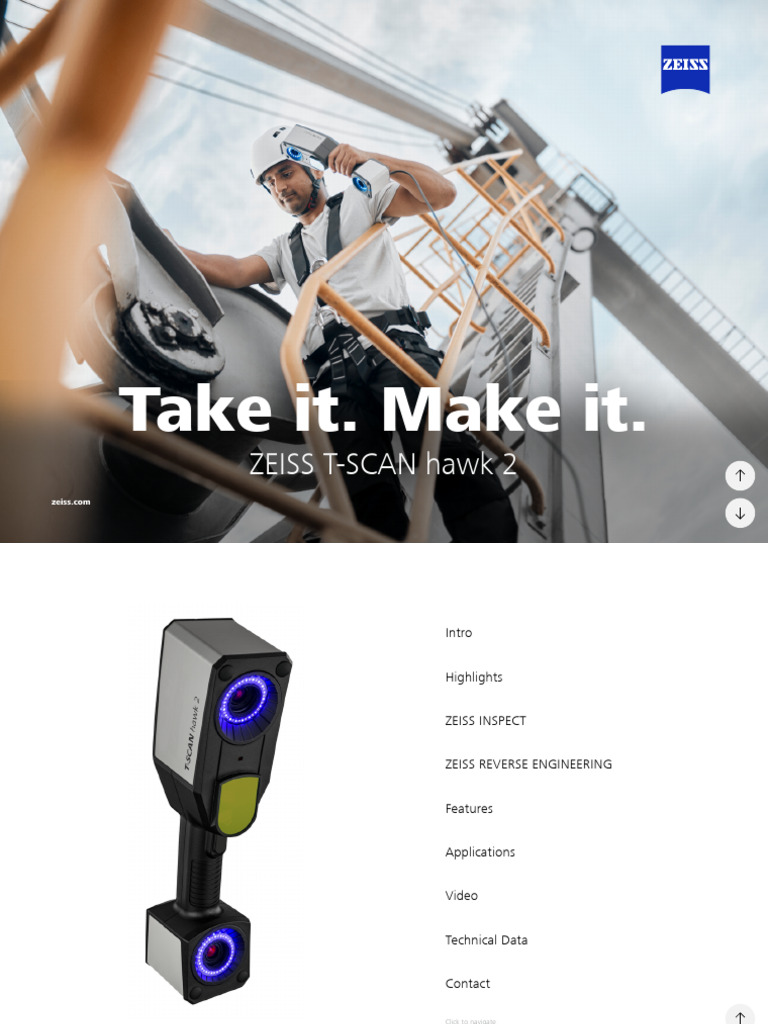 HOM T-SCAN-hawk-2 Flyer Download en | PDF | Image Scanner | Metrology