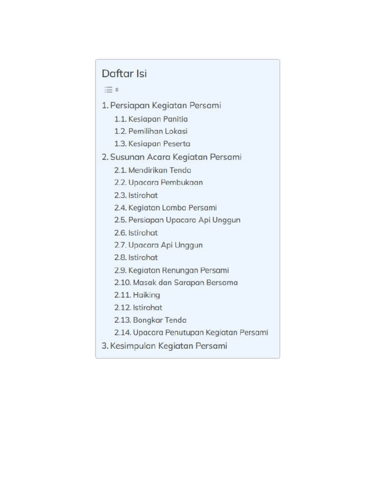 Rundown Perjusa | PDF