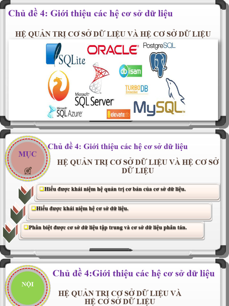 Tin 11: BÀI 12. HỆ QTCSDL VÀ HỆ CSDL | PDF