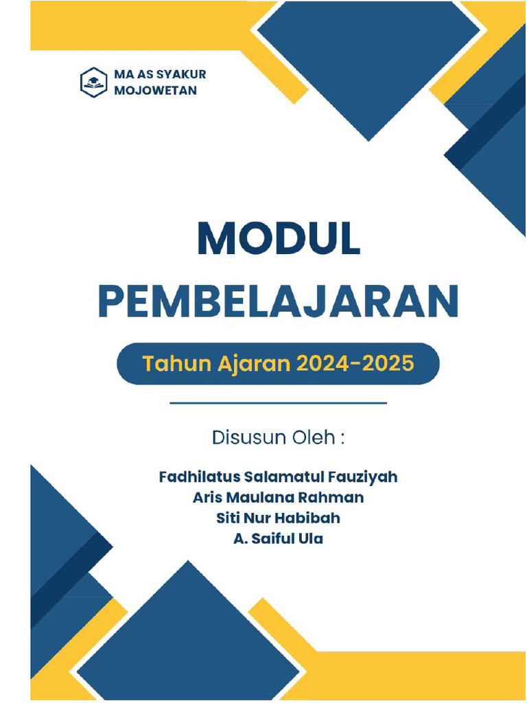 Modul Fikih Kelas X: Zakat, Shodaqoh, Infaq | PDF