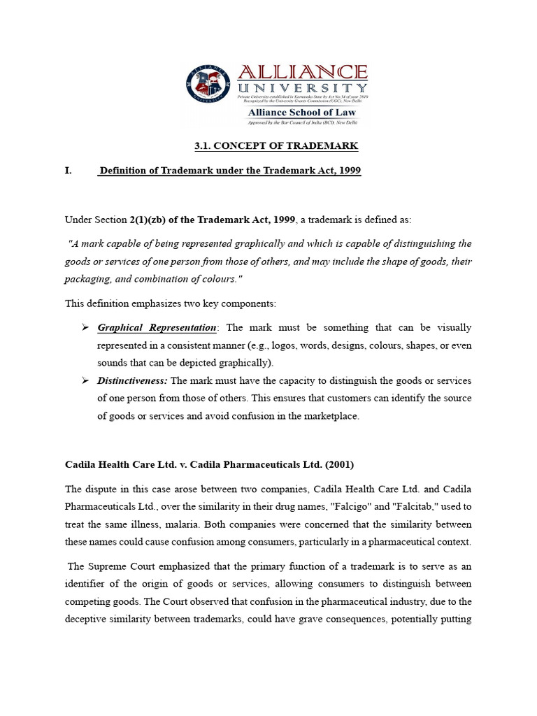 Understanding Trademark Definition and Criteria | PDF | Trademark ...