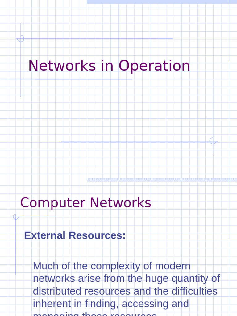 B06 Network Operation | PDF | Operating System | Computer Network