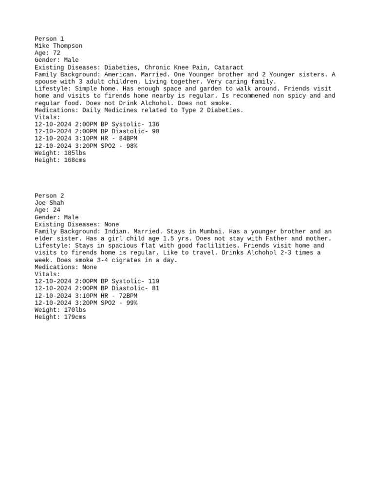 Person Details | PDF