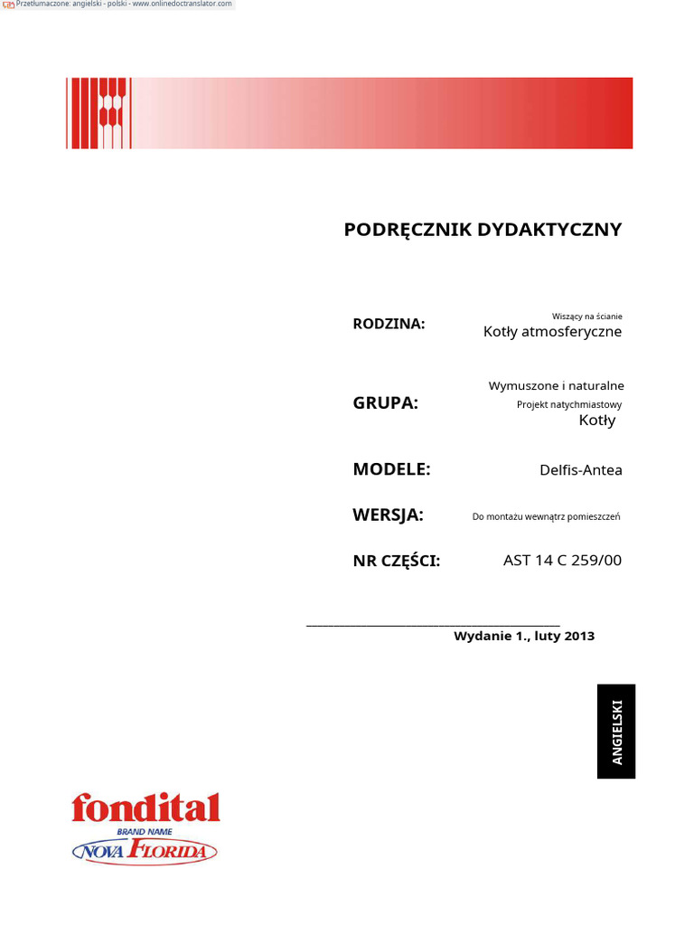 2592_Manuale Delfis-Antea AST 14 C 259-00_EN.en.Pl | PDF