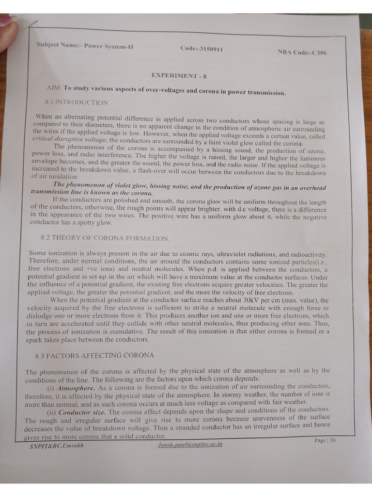 PS 2 Practical 8 | PDF