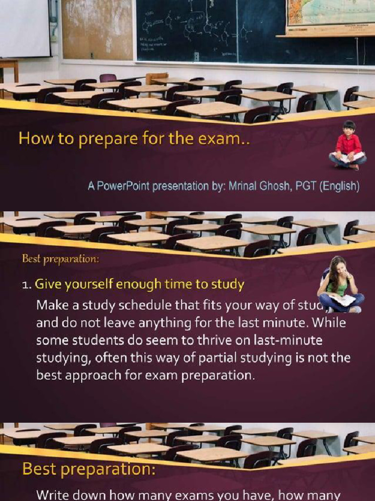 How To Prepare For Exam | PDF
