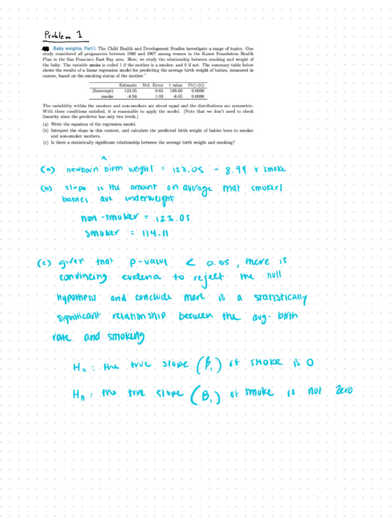 HW 22 | PDF | P Value | Statistical Analysis