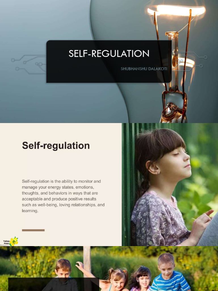 UNIT 4-SELF-REGULATION | PDF