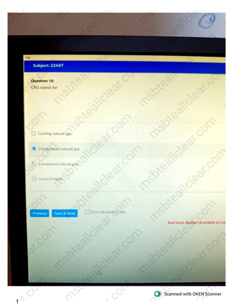 Exam Mcqs 01 (Est) | PDF